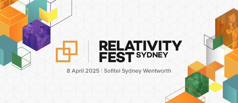 Relativity Event: Relativity Fest Sydney 2025